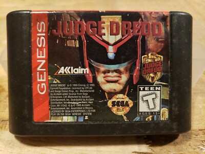 AUTHENTIC! Judge Dredd (Sega Genesis, 1995) Cleaned, Tested, and ...