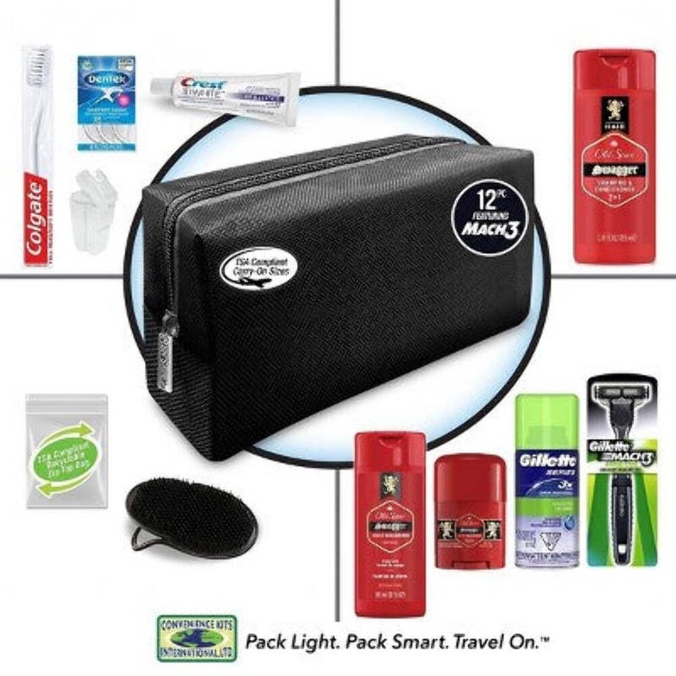Convenience Kits International Men's Bath and Body Deluxe Travel Kit ...