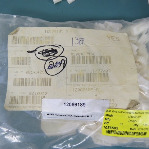 Delphi 12066189 Qty of 50 per Lot 4 Way Natural Micro-Pack 100 Unsealed ...