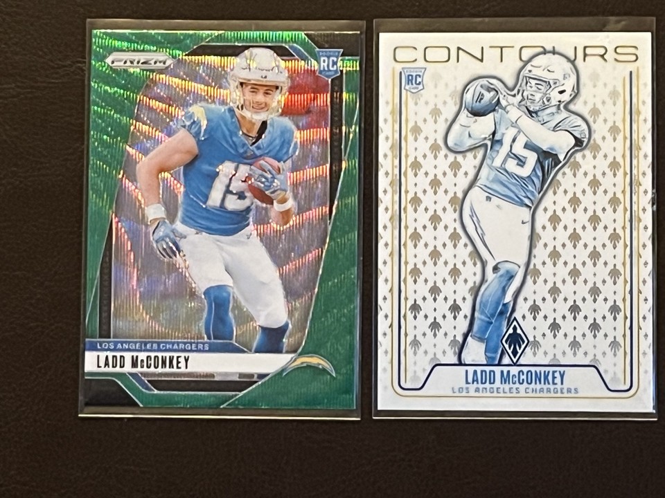 NFL L.A. Chargers rookie lot x 30 Ladd McConkey, Quentin Johnson, Tre ...