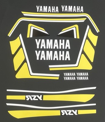 1991 to 1992 YAMAHA YSR50 COMEPLETE FAIRING DECAL SET, INCLUDING FUEL ...