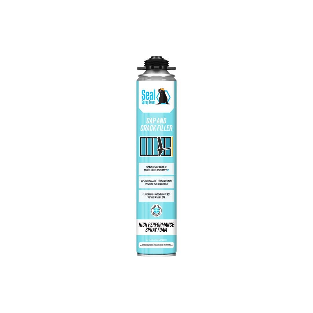 Seal Spray Gap & Crack Filler High Performance Spray Foam - Pack of 12 ...