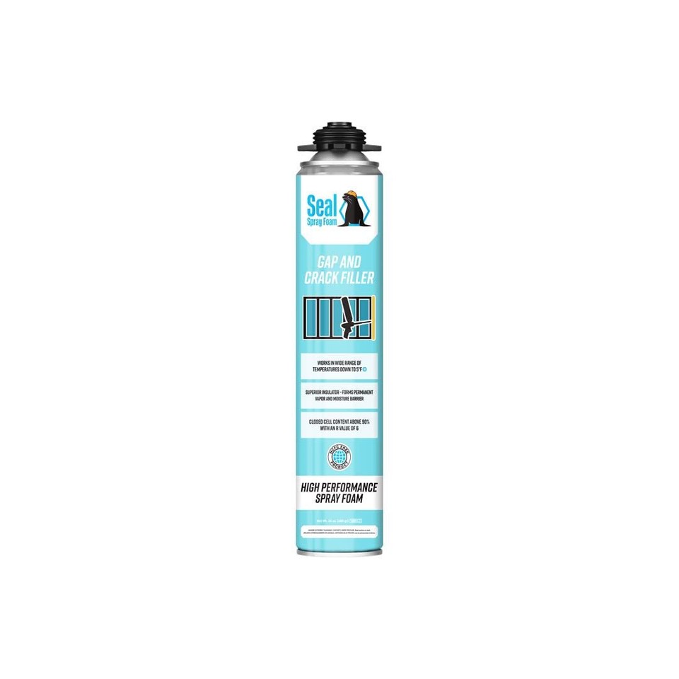 Seal Spray Gap & Crack Filler High Performance Spray Foam - Pack of 12 ...