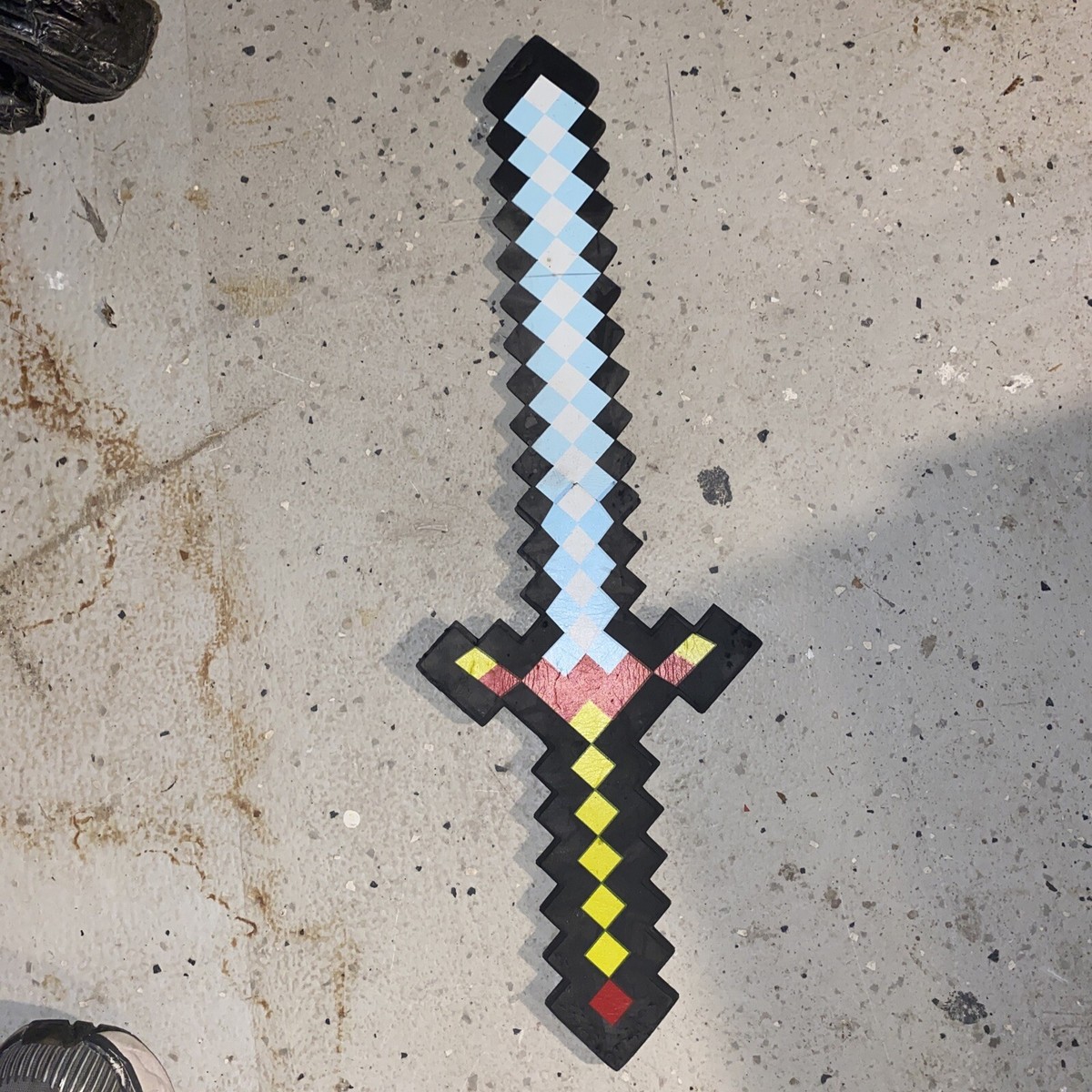 Minecraft Foam Diamond Sword