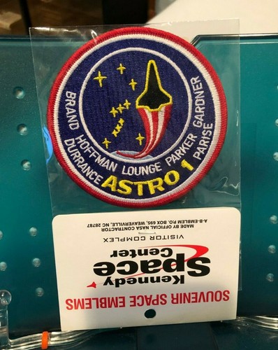 NASA KENNEDY SPACE CENTER PATCH ASTRO 1 SOUVENIR SPACE EMBLEM | eBay