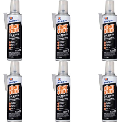 Permatex 42oz 25224 Pack Of 6 The Right Stuff Gasket Maker 7oz Tubes | eBay