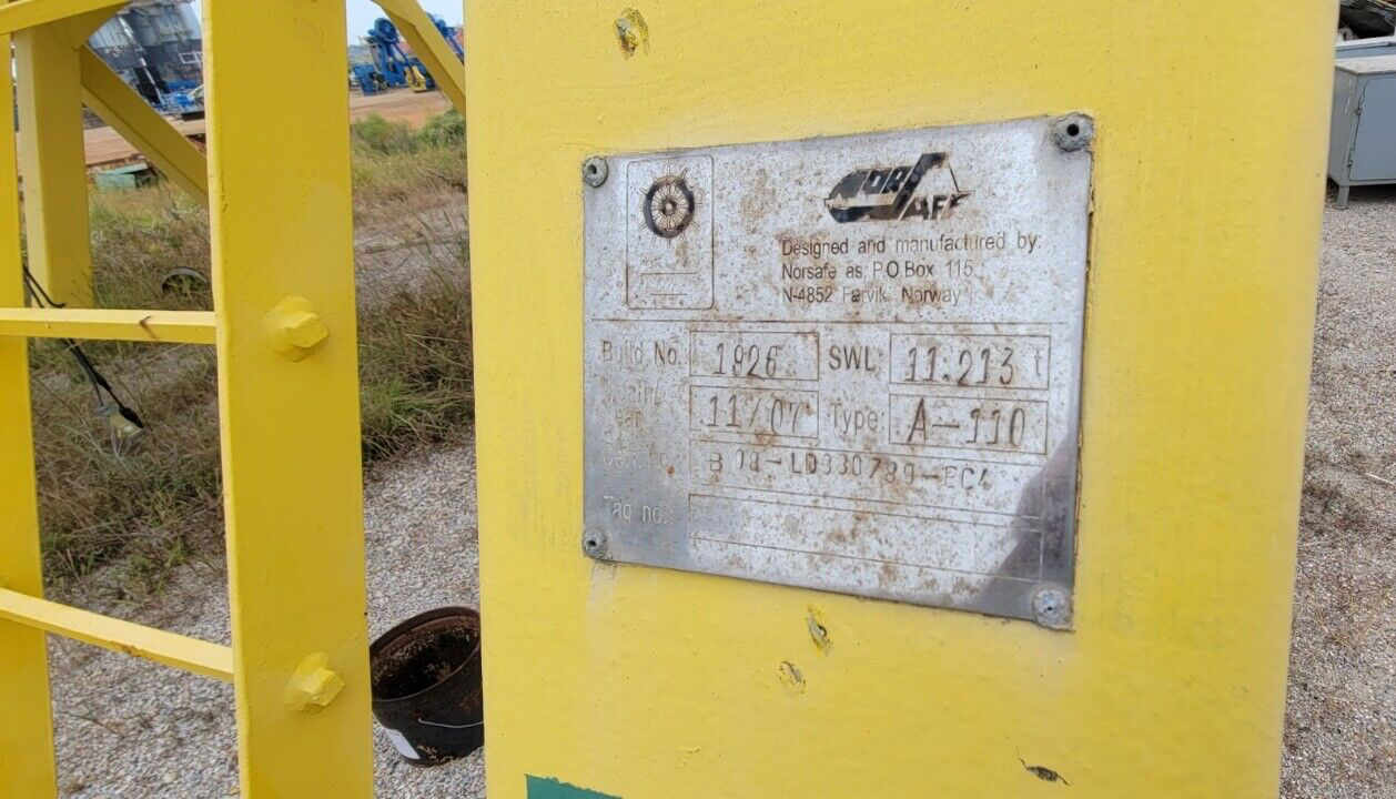 Norsafe Lifeboat 75 Person Off Oil Rig Type JYN85F Diesel Powered 2008 ...