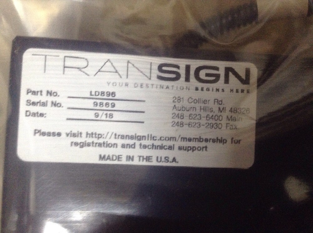 TRANSIGN DESTINATOR LD896 (8x96px) LED TRANSIT BUS DESTINATION SIGN 6 ...