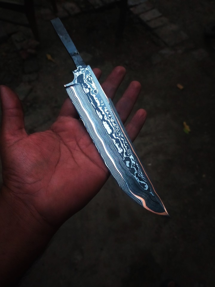 Cumai Copper sanmai blank blade for Making Knife Handmade Custom DF056 ...