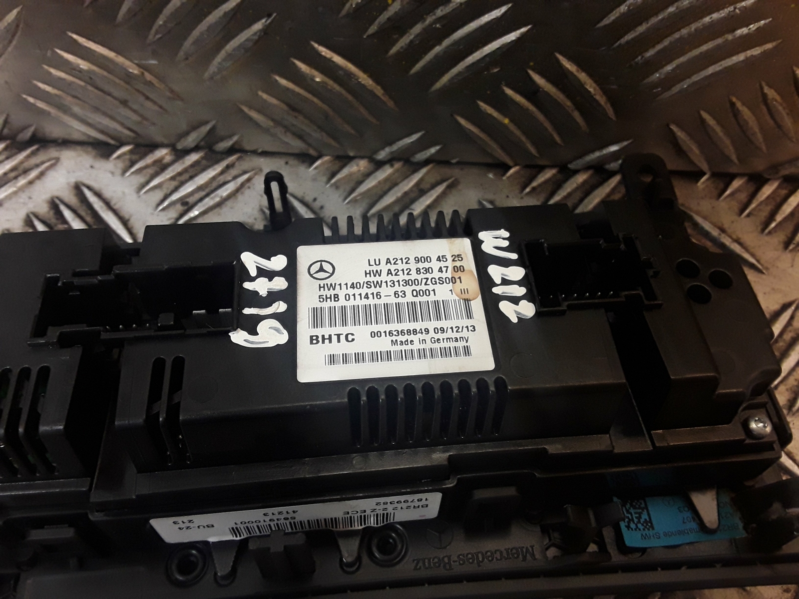 MERCEDES W212 Climate Controls Unit Panel E CLASS W212 S212 2129004525 ...