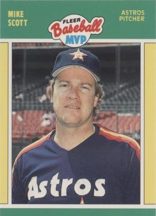 1989 Fleer Baseball MVP - Mike Scott #34 for sale online | eBay