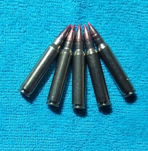 READ AD! 223 5.56 Snap Caps 5 Pk Red Poly tip real weight THESE ARE ...