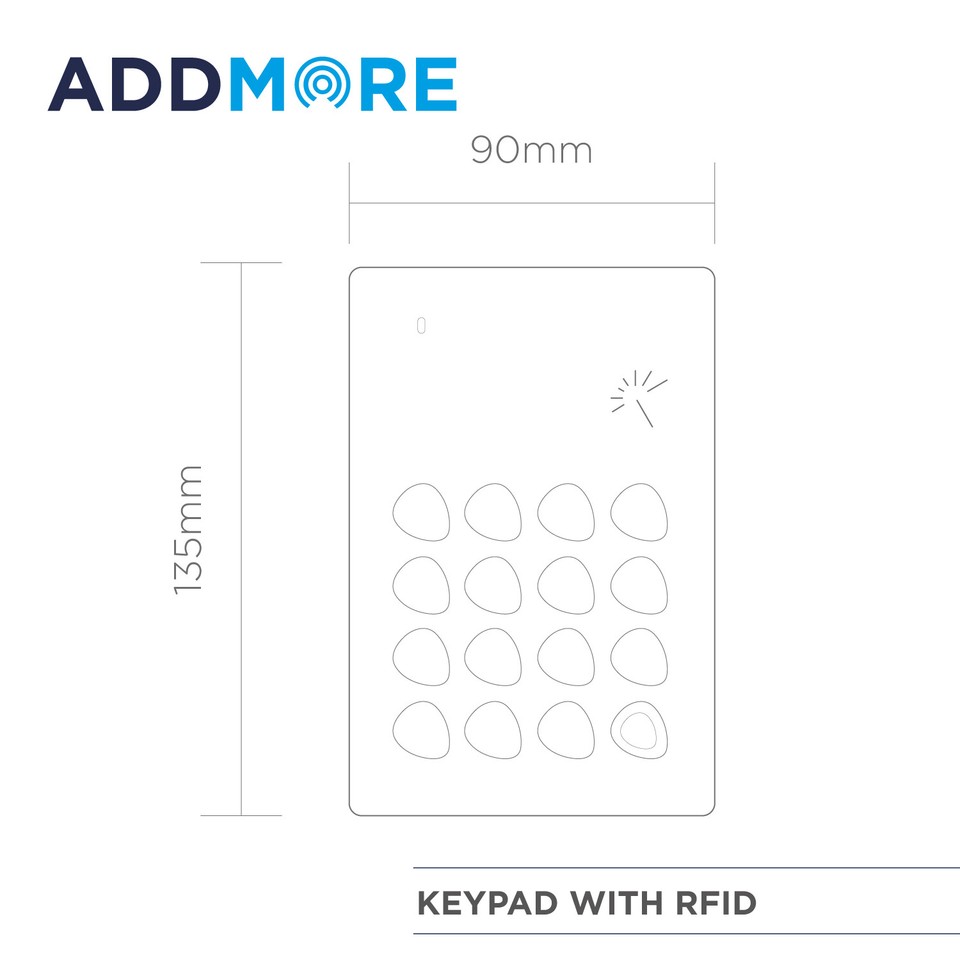 ERA Wireless Keypad with RFID | eBay UK