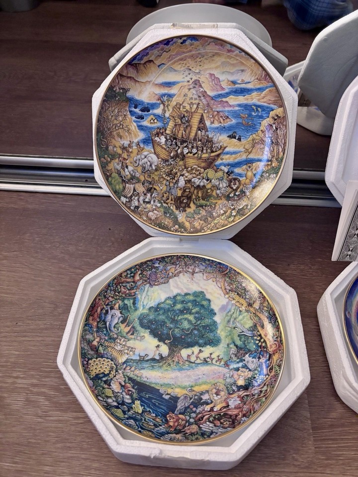 Set of 5 Vintage The Franklin Mint Bill Bell Collectors Plates Biblical ...