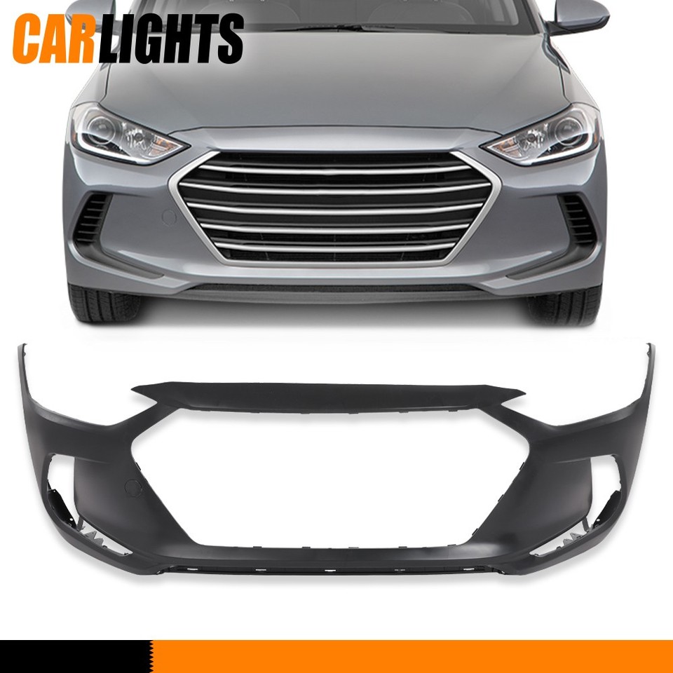FITS 2017 2018 HYUNDAI ELANTRA SEDAN FRONT BUMPER COVER REPLACEMENT ...