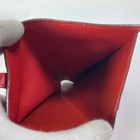 HERMES Kelly wallet medium Compact wallet Trifold wallet Red ...