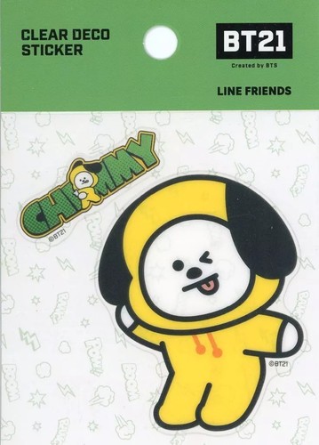 Sticker Chimmy Jimin Clear Deco Bt21 Ver.2 | eBay
