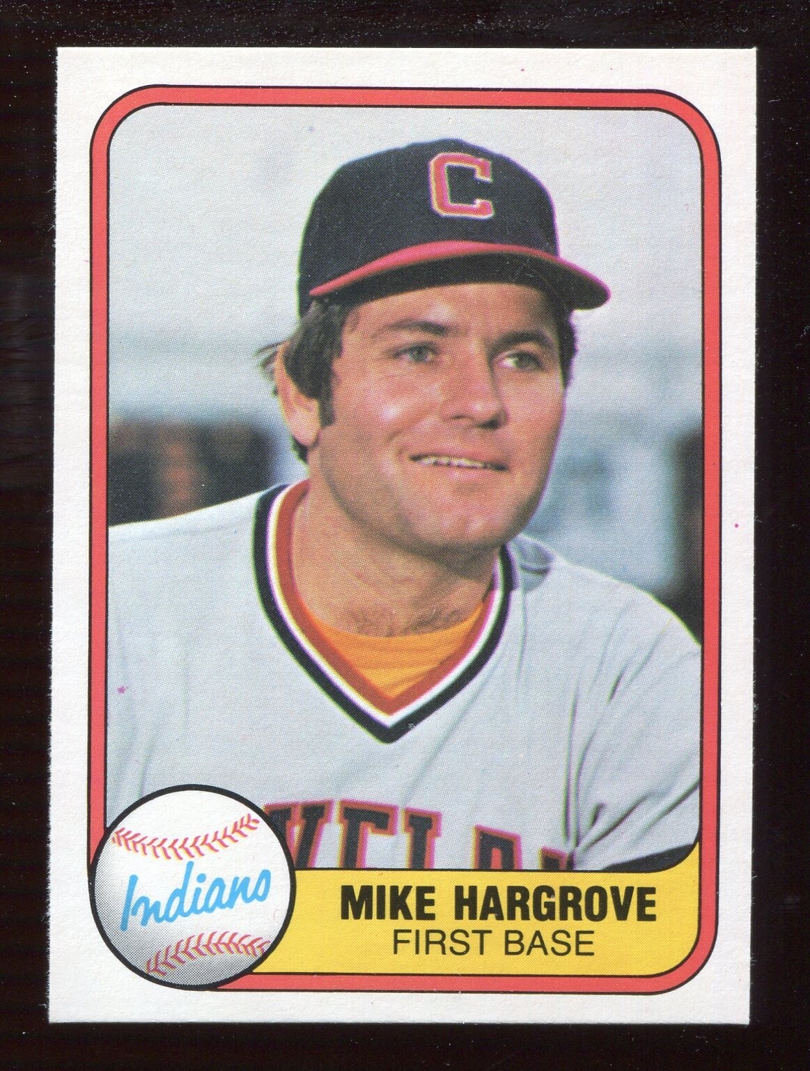 1981 Fleer Mike Hargrove #387 Cleveland Indians | eBay