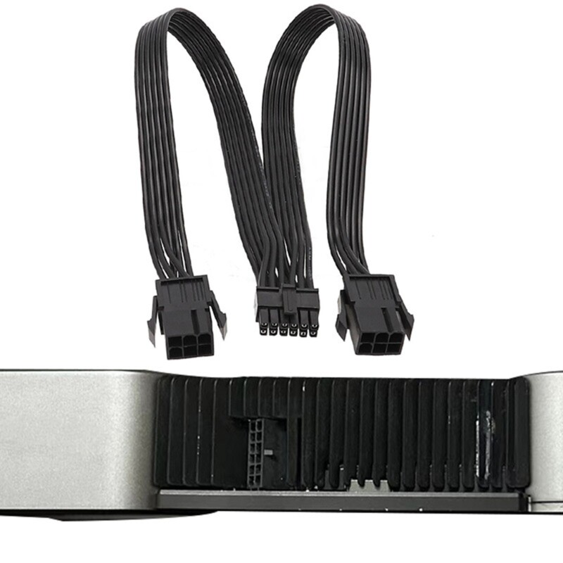 RTX3070 RTX3090 Graphics Card 12PIN Power Supply Cable to Two 6Pin ...