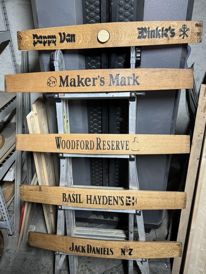 BUFFALO TRACE BOURBON BARREL STAVES ,PAPPY,BLANTON, WELLER ETC. 4” Wide ...