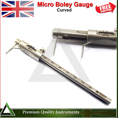 Micro Boley Gauge Curved Teeth Measuring Dental Orthodontic Lab Tools ...