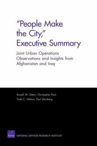 "People Make the City," Executive Summary : Joint Urban Operations ...