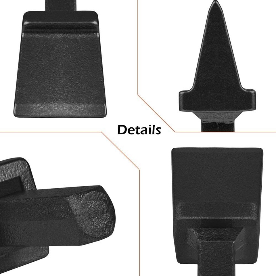 Blacksmith Hot Cut Anvil Vise Forge Hardie Shank Cutter Tool Hardy Hole ...