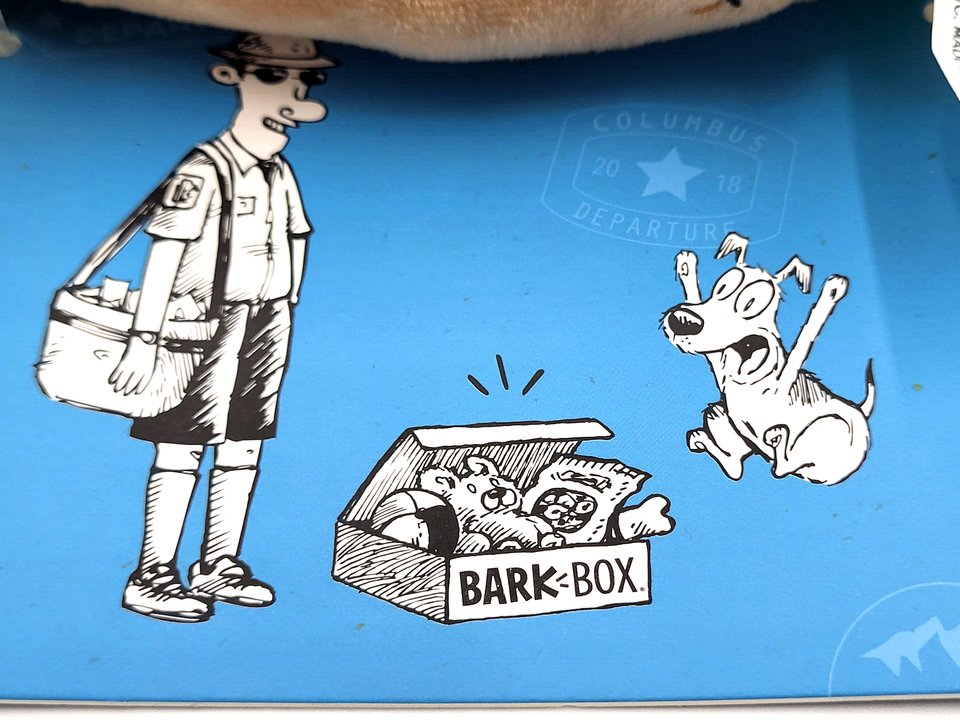 BARK BOX Ernesto The Fish Taco Plush Squeaky Tug & Shake Dog Toy 9" | eBay