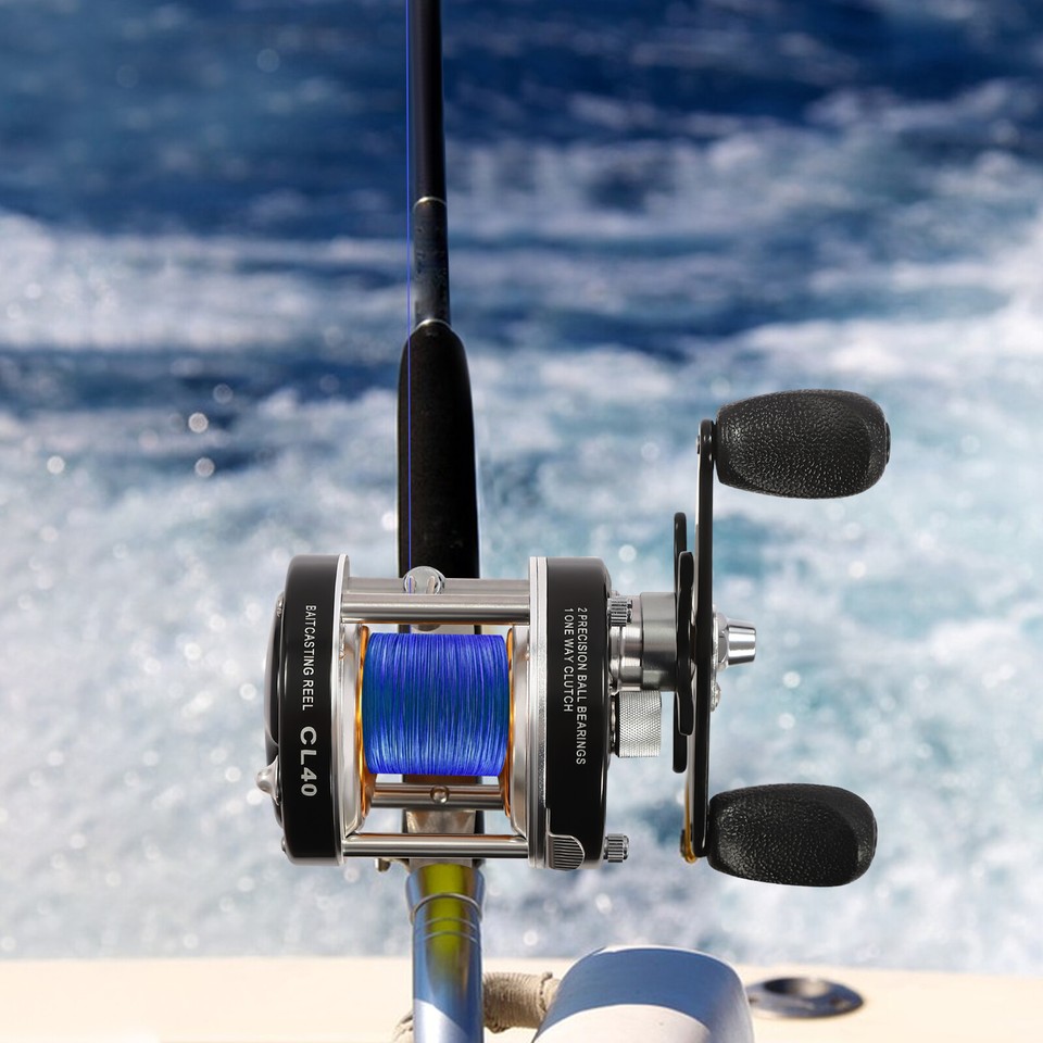Conventional Reel Round Baitcasting Reel for Catfish, Baitcasting ...