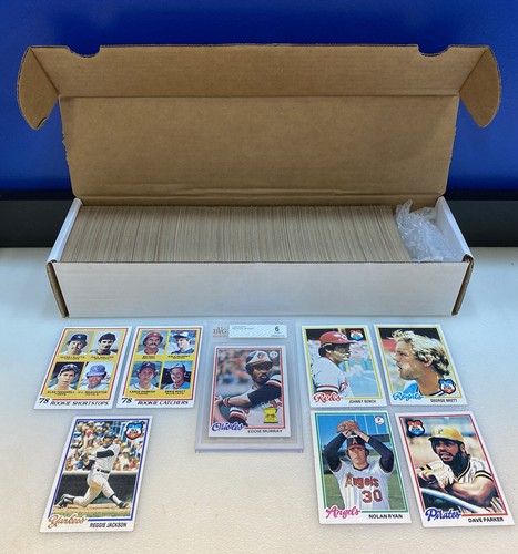 1978 Topps Baseball Complete 726 Card Set EX-MT Murphy Ryan BGS 6 ...