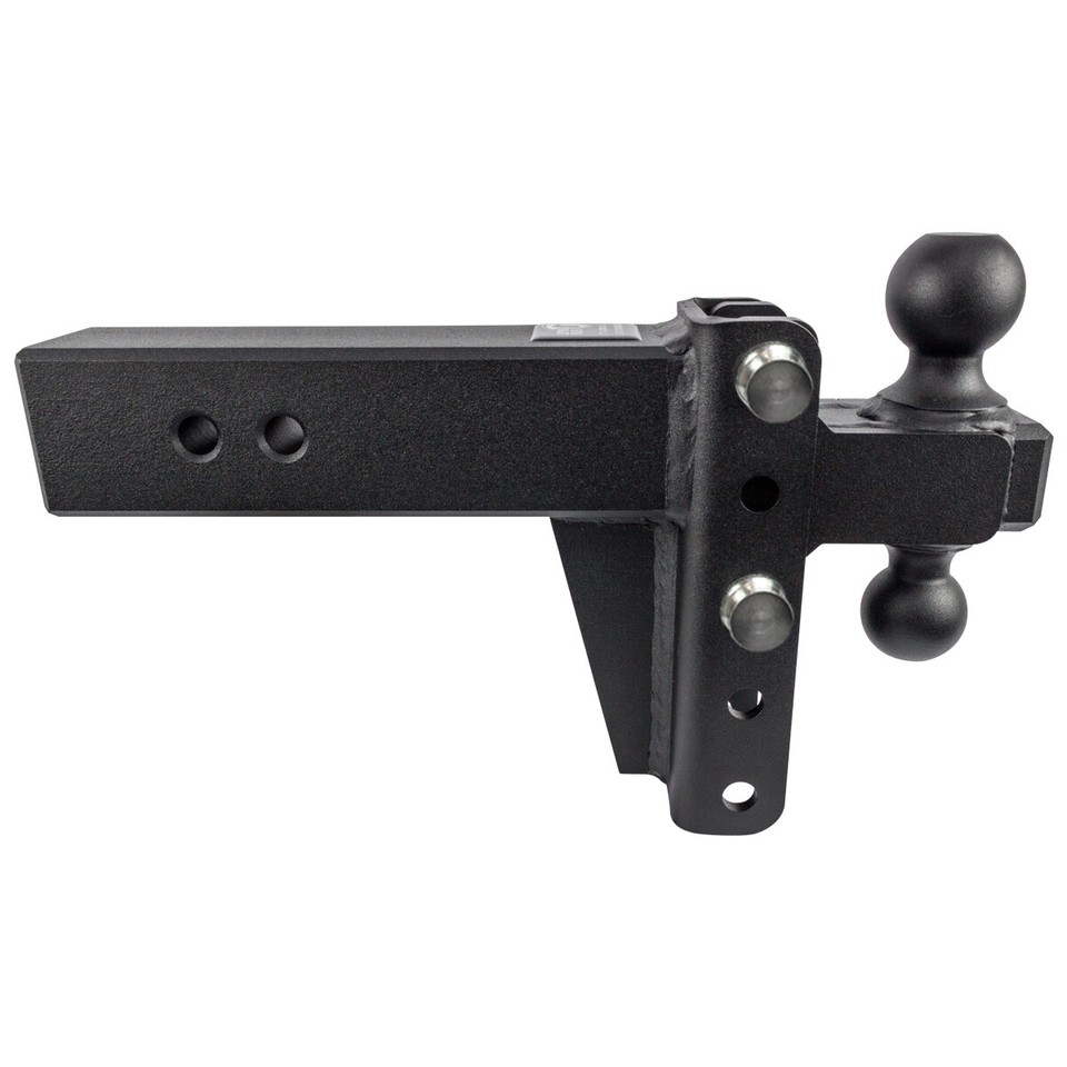 Bulletproof Hitches 3" Adjustable Heavy Duty 4" Drop Dual Ball Trailer ...