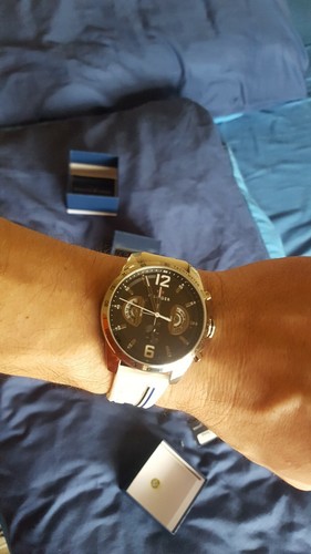 Tommy Hilfiger 1791475 46mm White Stainless Case with White Silicone ...