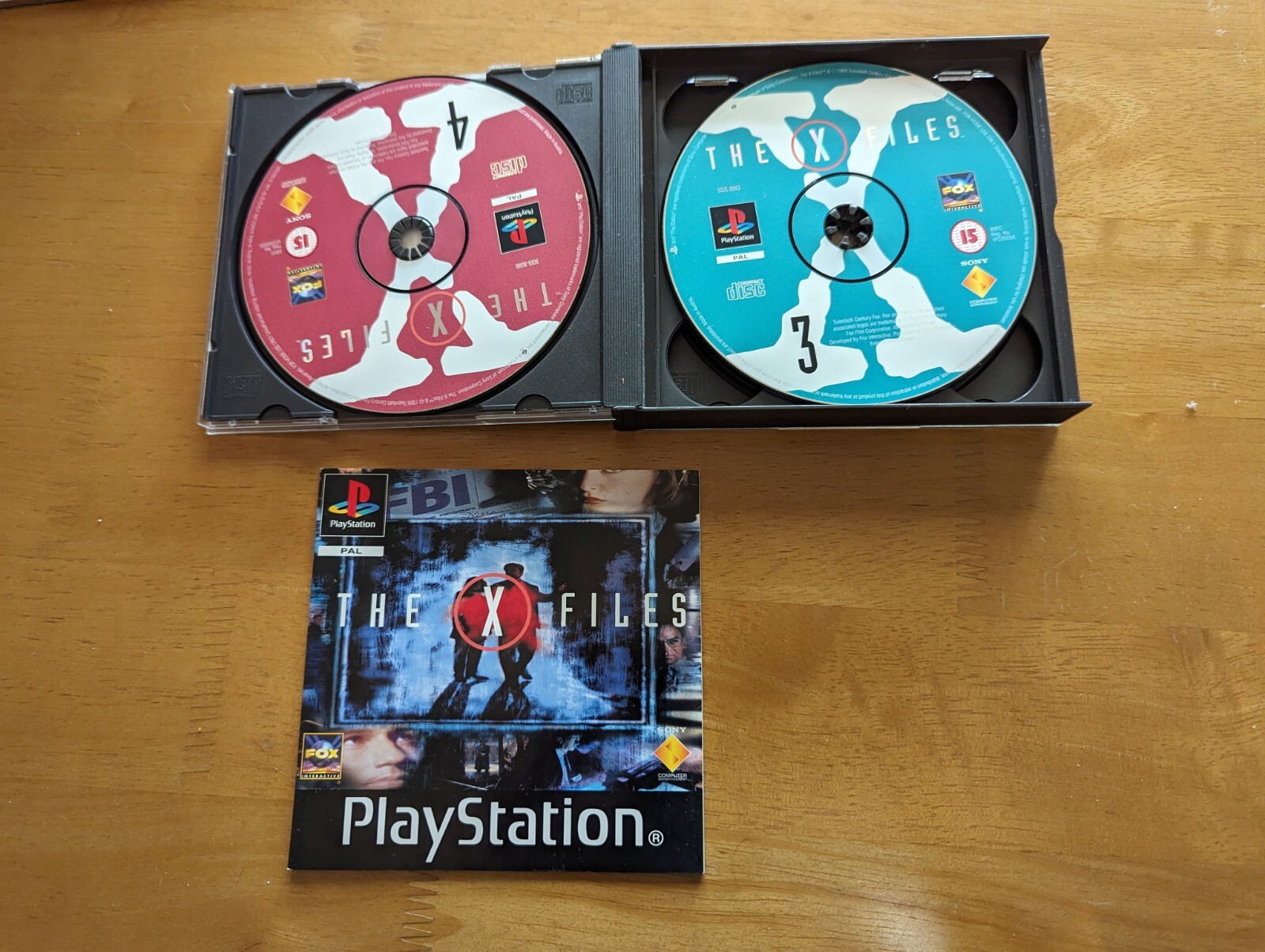 The X-files - Ps1 PlayStation 1 Game FMV Adventure X Files 15 PAL No ...
