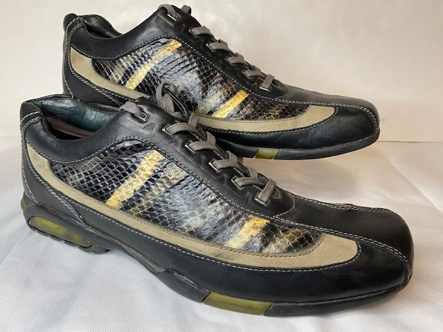 Impulse by Steeple Gate Shoes Leather Sneakers Snake Skin Size 12M P50331 | eBay
