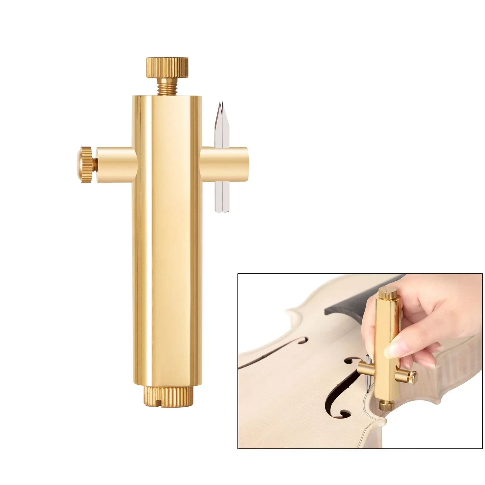 Violin/Viola making tools, brass purfling groove knife, Luthier tools ...