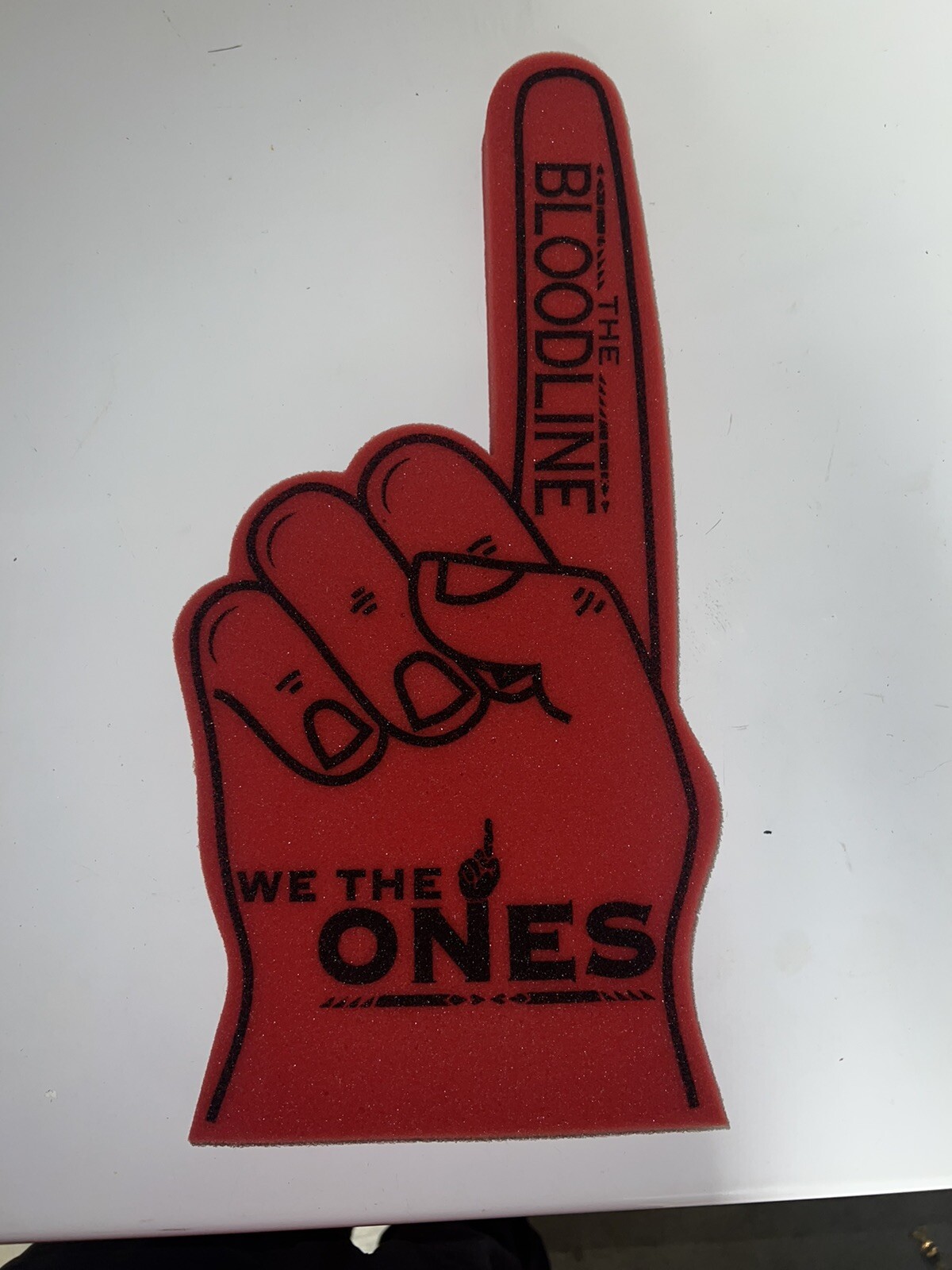 WWE Roman Reigns The USOS The Bloodline Foam Finger. RARE Wrestlemania ...