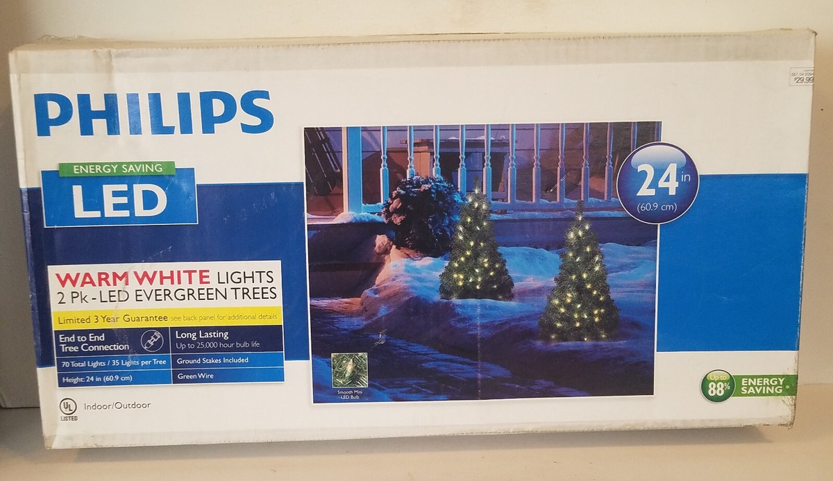 Philips Led Christmas Tree SmileMart 4.5ft Pre Lit Spruce Artificial