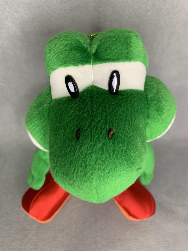 RARE Yoshi Plush 9" Super Mario RPG Takara 1995 Nintendo Japan Doll Toy ...