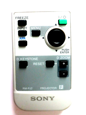 SONY PROJECTOR REMOTE RM-PJ2 VPLCS3 VPLCS4 VPLCS7 VPLCX2 VPLDS100 ...