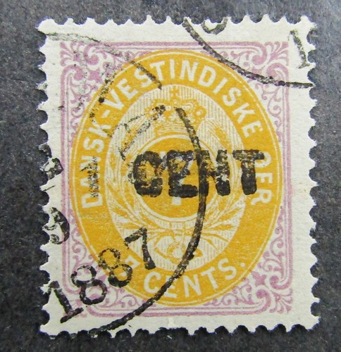 nystamps US Danish West Indies Stamp # 14 Used $200 D12x4578 | eBay
