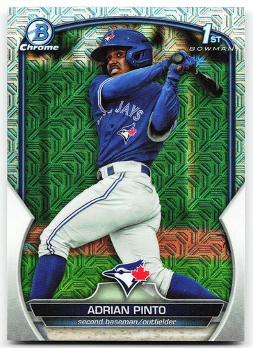 🔥 2023 Bowman Chrome #BCP-250 Adrian Pinto Chrome Prospects Mojo ...