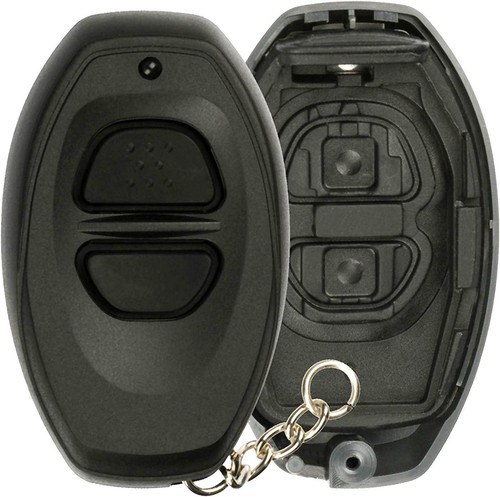 KeylessOption Keyless Entry Remote Control Black Car Key Fob Shell Case ...