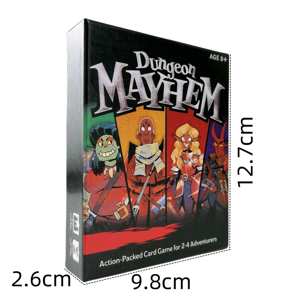 Dungeon Mayhem D&D Card Game 120 Cards Monster Madness Party Game | eBay