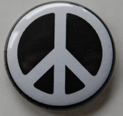 PEACE CND SIGN 25MM / 1 INCH BUTTON BADGE HIPPY MAKE LOVE WAR | eBay UK