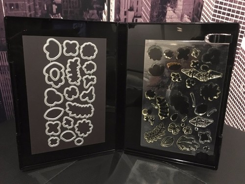 Black Glossy "DVD" Storage Case for Craft Stamps w/ or w/o Magnetic Die ...