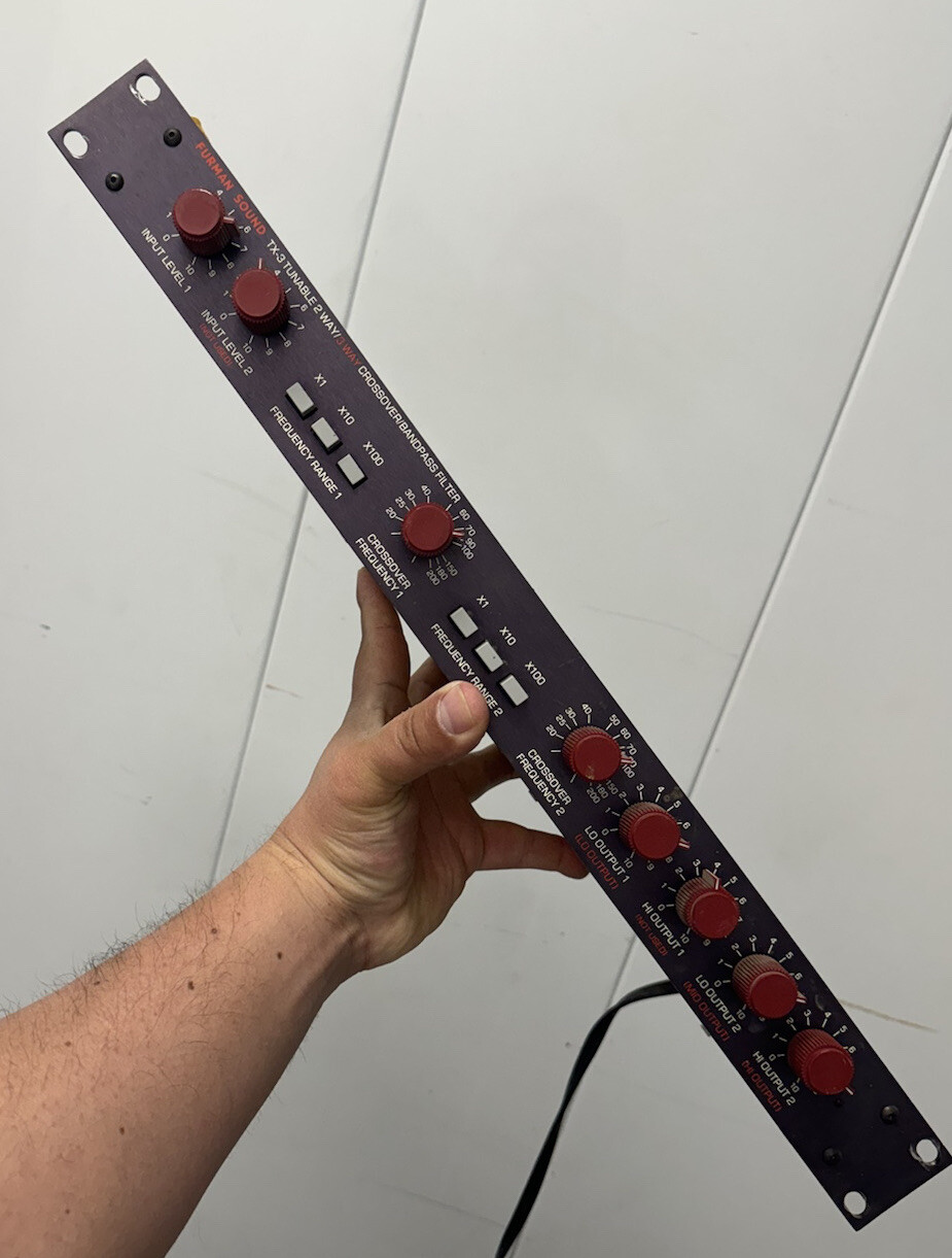 Furman Sound TX-3, Tunable Crossover, Band Pass Filter, Vintage Rack | eBay