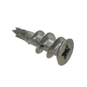 Qty 1000 Bremick Metal Plasterboard Plug 6g 7g x 31mm Gyprock Fixing ...
