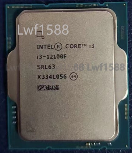 Intel Core i3-12100F LGA 1700 quad-core 3.30GHz desktop CPU processor ...