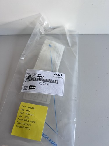 Genuine OEM Kia 84221 J5000 Passenger RH Rear Stone Guard Film 2018 ...