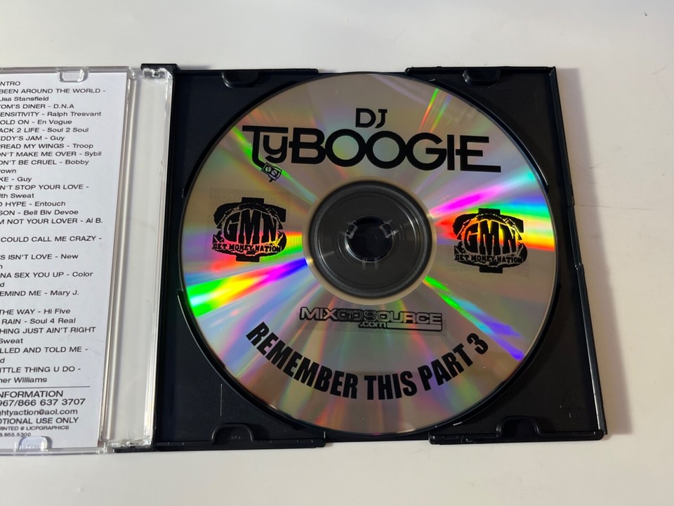 100% OFFICIAL DJ TY BOOGIE REMEMBER THIS PT.3 ORIGINAL OLD SCHOOL R&B ...
